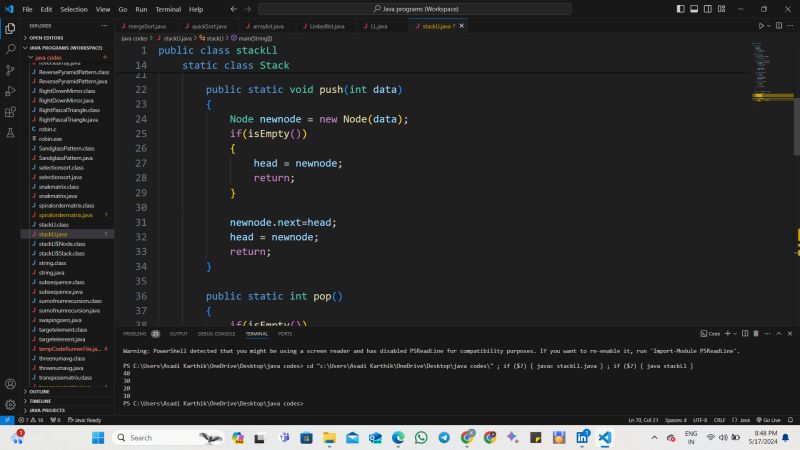 karthik asadi on LinkedIn: #java #dsa #stack #datastructures # ... karthik asadi on LinkedIn: #java #dsa #stack #datastructures # ...