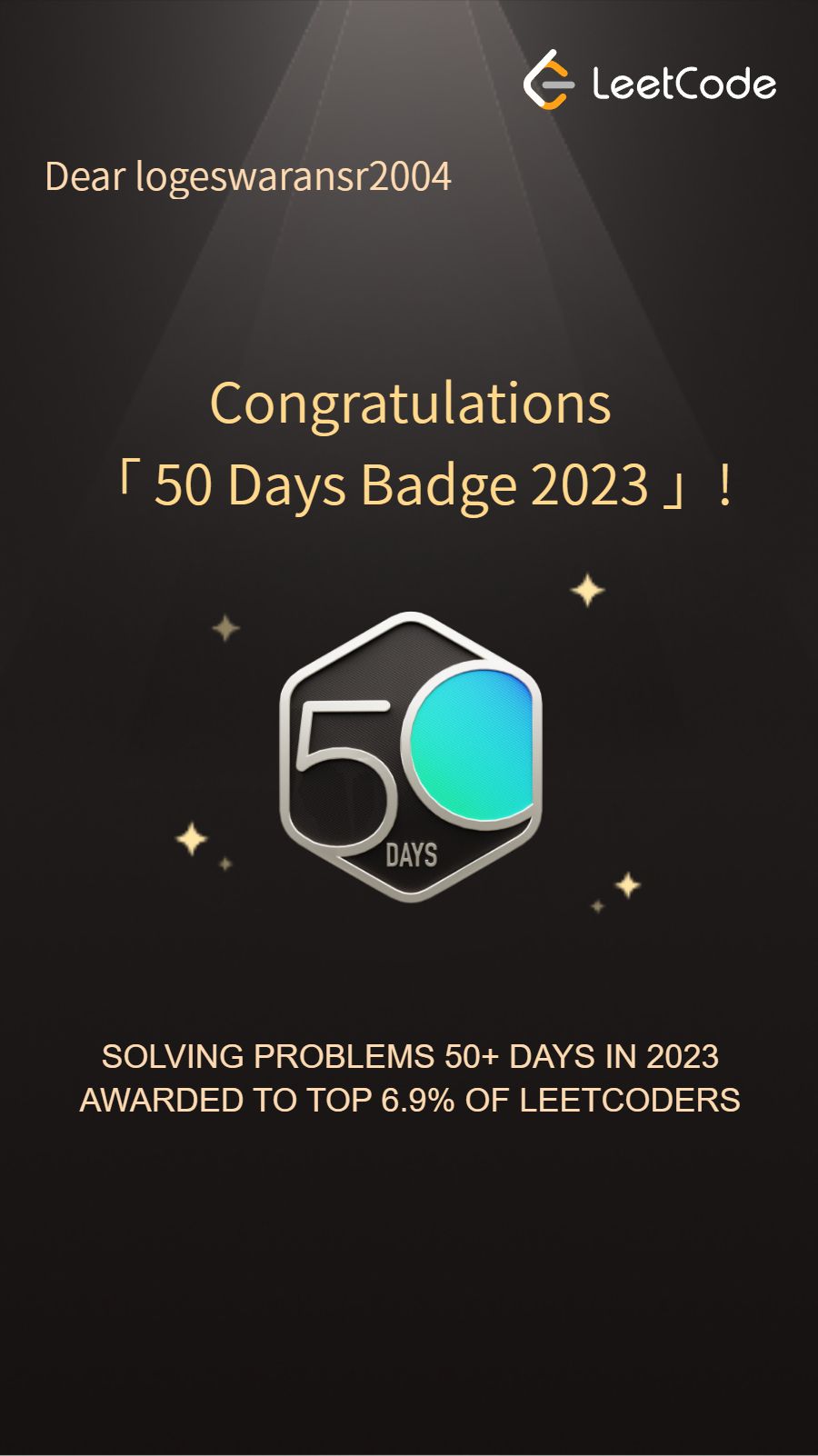 Logeswaran SR on LinkedIn: #leetcode #leetcode2023 #leetcode50days # ... Logeswaran SR on LinkedIn: #leetcode #leetcode2023 #leetcode50days # ...