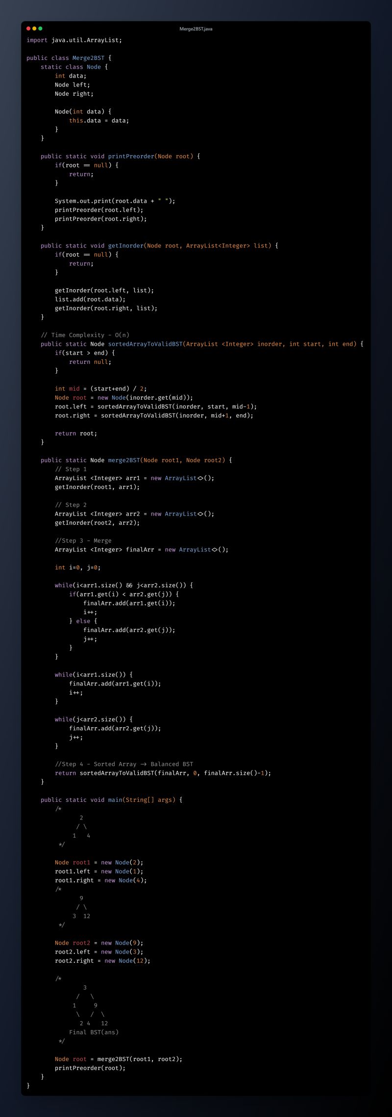 Shekhar Singh on LinkedIn: #codinglife #binarysearchtree #bst #merge # ... Shekhar Singh on LinkedIn: #codinglife #binarysearchtree #bst #merge # ...