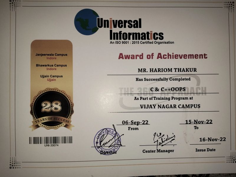 Hariom Thakur. on LinkedIn: #cprogramming #cplusplus #programming # ... Hariom Thakur. on LinkedIn: #cprogramming #cplusplus #programming # ...
