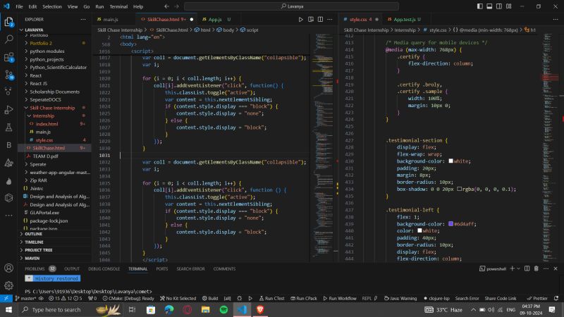 Lavanya Sharma on LinkedIn: #webdevelopment #internship #skillchase # ... Lavanya Sharma on LinkedIn: #webdevelopment #internship #skillchase # ...