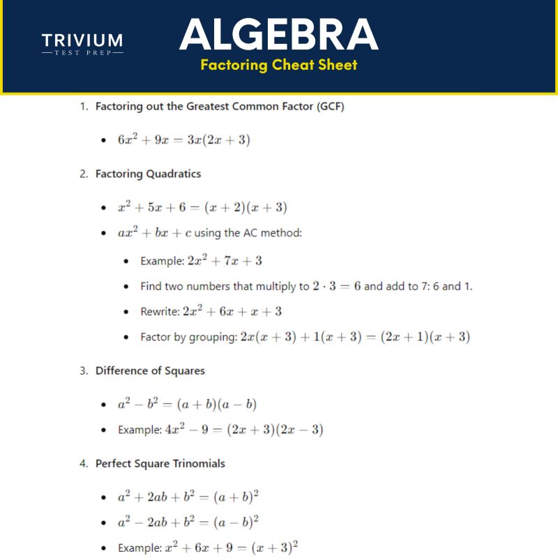 Trivium Test Prep Partners on LinkedIn: #algebra #math # ... Trivium Test Prep Partners on LinkedIn: #algebra #math # ...