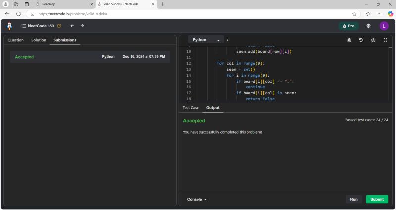 Lavanya S on LinkedIn: 🚀 Problem Solved: Valid Sudoku on LeetCode! 🎉 As ... Lavanya S on LinkedIn: 🚀 Problem Solved: Valid Sudoku on LeetCode! 🎉 As ...
