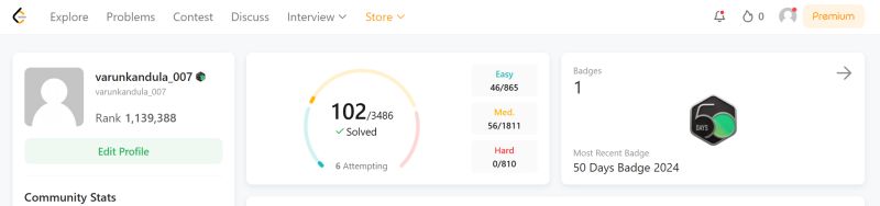 #leetcode #100problems #codingjourney #problemsolving | Varun Kandula #leetcode #100problems #codingjourney #problemsolving | Varun Kandula