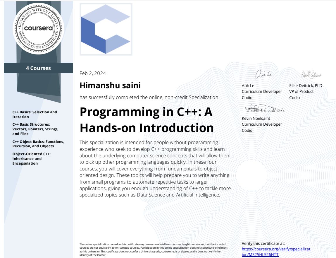 #cplusplus #programming #coursera #softwaredevelopment #coding ... #cplusplus #programming #coursera #softwaredevelopment #coding ...