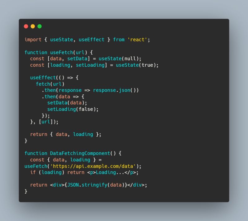 Pankaj Sharma on LinkedIn: Custom Hooks for Reusable Logic in React Js ... Pankaj Sharma on LinkedIn: Custom Hooks for Reusable Logic in React Js ...