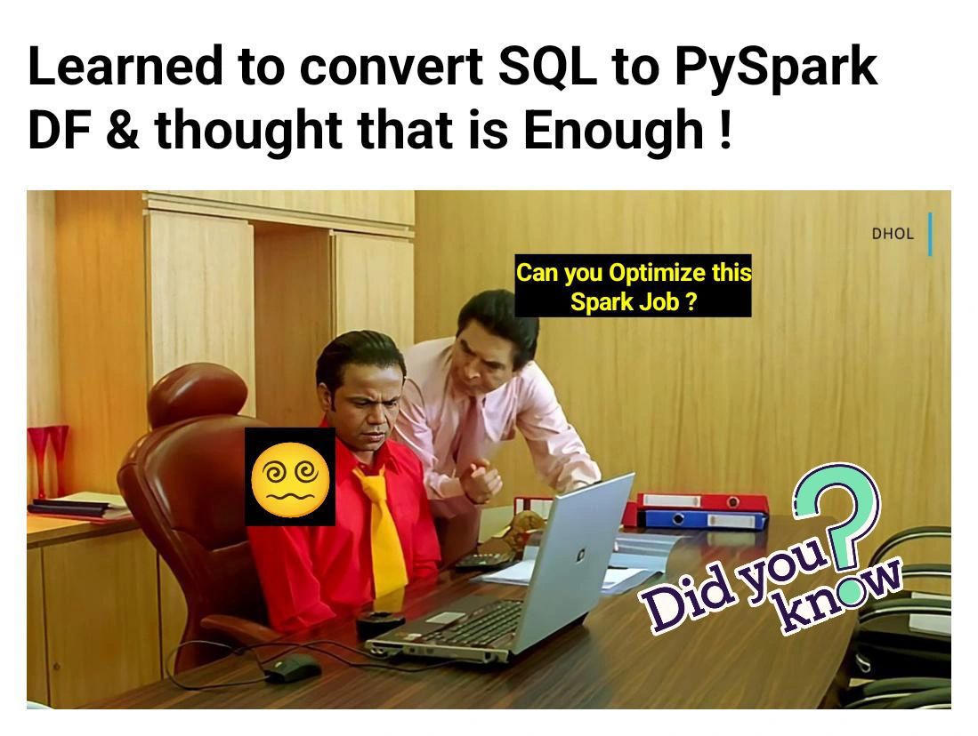 Subham Khandelwal on LinkedIn: #sql #spark #databricks #dataengineering Subham Khandelwal on LinkedIn: #sql #spark #databricks #dataengineering