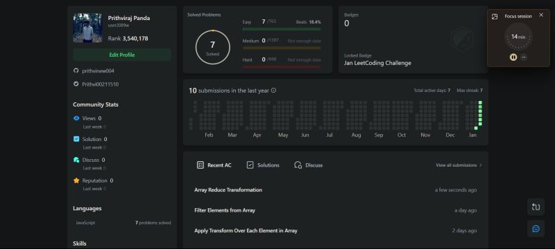 Prithviraj Panda on LinkedIn: #leetcode #codingjourney #day7 # ... Prithviraj Panda on LinkedIn: #leetcode #codingjourney #day7 # ...