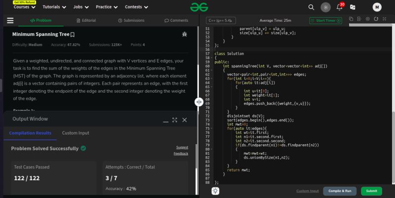 How I solved Kruskal's Algorithm | Mani Bhargavi Bendalam posted on the ... How I solved Kruskal's Algorithm | Mani Bhargavi Bendalam posted on the ...