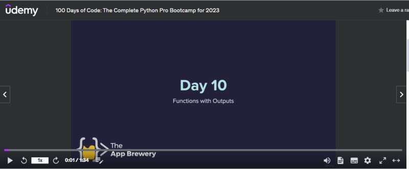 My 100-day Python coding journey with Functions and Outputs | Ashish ... My 100-day Python coding journey with Functions and Outputs | Ashish ...
