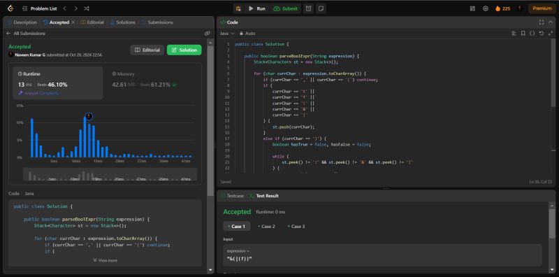 Naveen Kumar on LinkedIn: Leetcode problem of the day : Parsing A ... Naveen Kumar on LinkedIn: Leetcode problem of the day : Parsing A ...