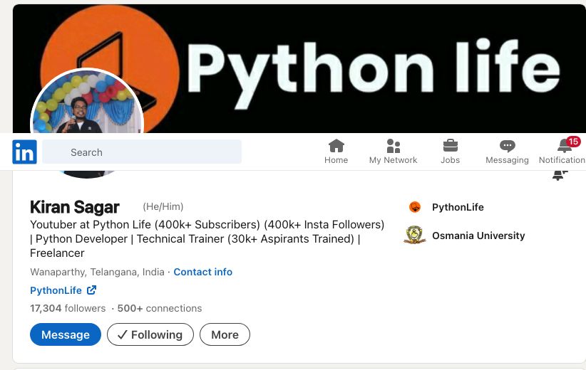 Sai Phanindra Vinjanampati on LinkedIn: Task 1. Linkedin Creation Task ... Sai Phanindra Vinjanampati on LinkedIn: Task 1. Linkedin Creation Task ...