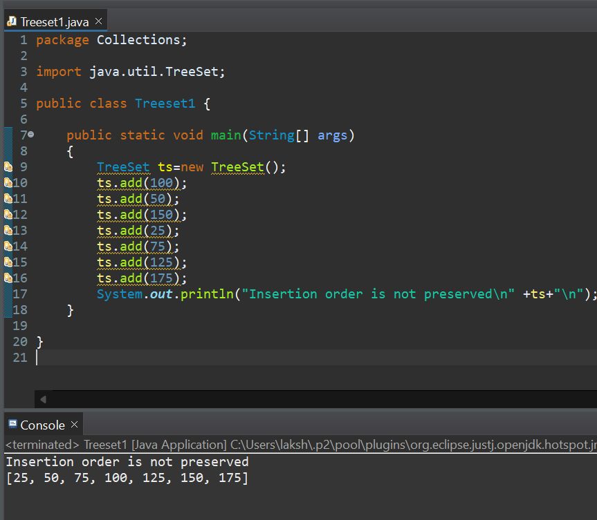 Yarasi Lakshmi priya on LinkedIn: #java #javafullstack #treeset # ... Yarasi Lakshmi priya on LinkedIn: #java #javafullstack #treeset # ...