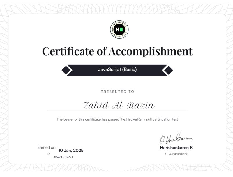 #javascript #codingjourney #skillup | Zahid Al-Razin #javascript #codingjourney #skillup | Zahid Al-Razin