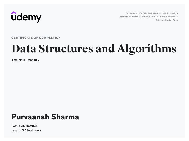 PURVAANSH SHARMA on LinkedIn: #datastructures #algorithms PURVAANSH SHARMA on LinkedIn: #datastructures #algorithms