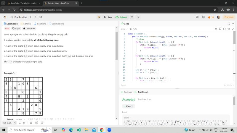 Krishna Pratap Singh on LinkedIn: #dsawithjava #leetcode #leetcode37 # ... Krishna Pratap Singh on LinkedIn: #dsawithjava #leetcode #leetcode37 # ...
