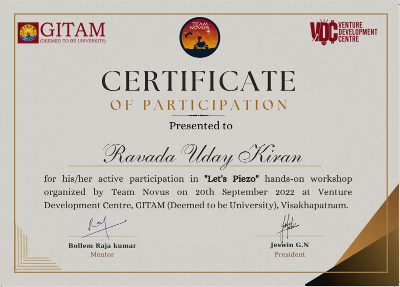 RAVADA UDAY KIRAN on LinkedIn: Hello connections I am glad to inform ... RAVADA UDAY KIRAN on LinkedIn: Hello connections I am glad to inform ...