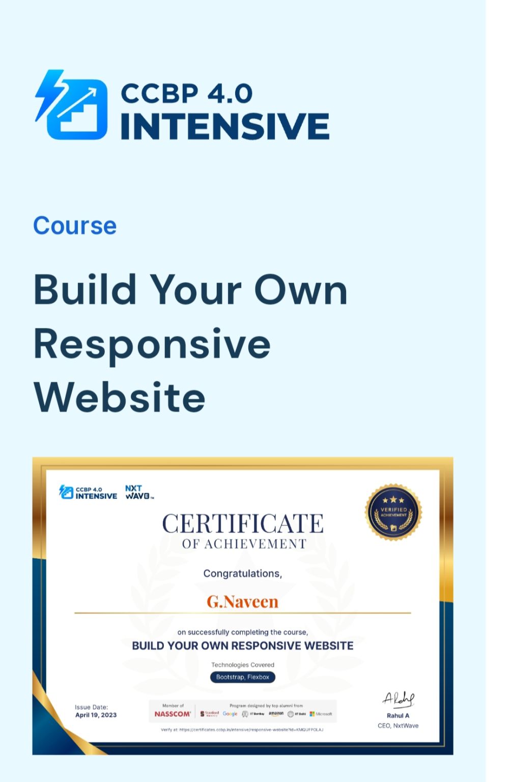 Naveen Kumar Gunja on LinkedIn: #nxtwave #50daysofcodechallenge #day49 Naveen Kumar Gunja on LinkedIn: #nxtwave #50daysofcodechallenge #day49