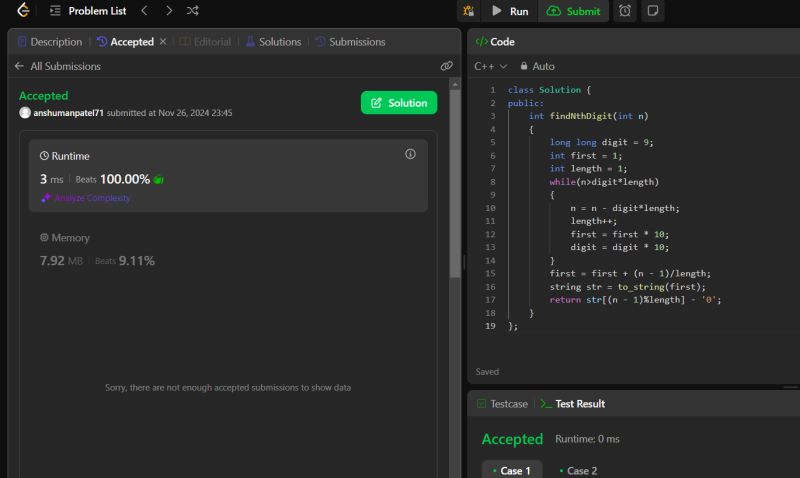 Anshuman Patel on LinkedIn: #day93 #100daysofcode #leetcode Anshuman Patel on LinkedIn: #day93 #100daysofcode #leetcode