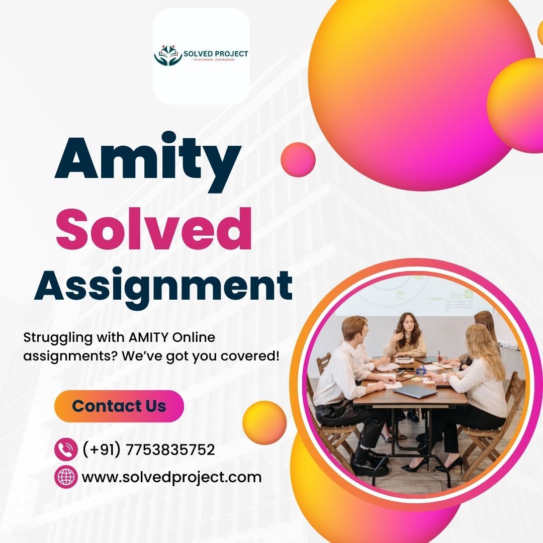 Solved Project on LinkedIn: #amitysolvedassignments #amityonline # ... Solved Project on LinkedIn: #amitysolvedassignments #amityonline # ...