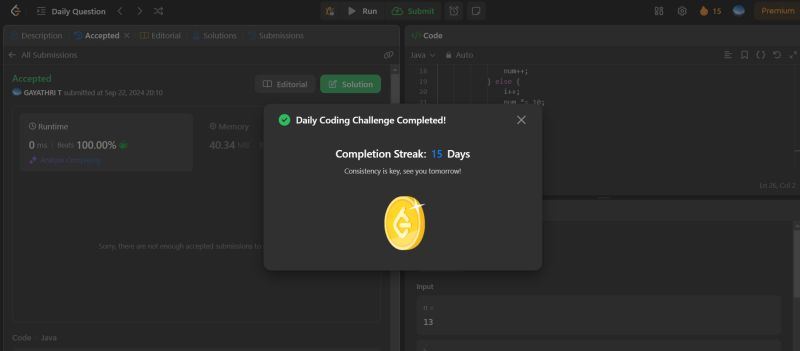 Gayathri T on LinkedIn: #leetcode #codingchallenges #javaprogramming # ... Gayathri T on LinkedIn: #leetcode #codingchallenges #javaprogramming # ...