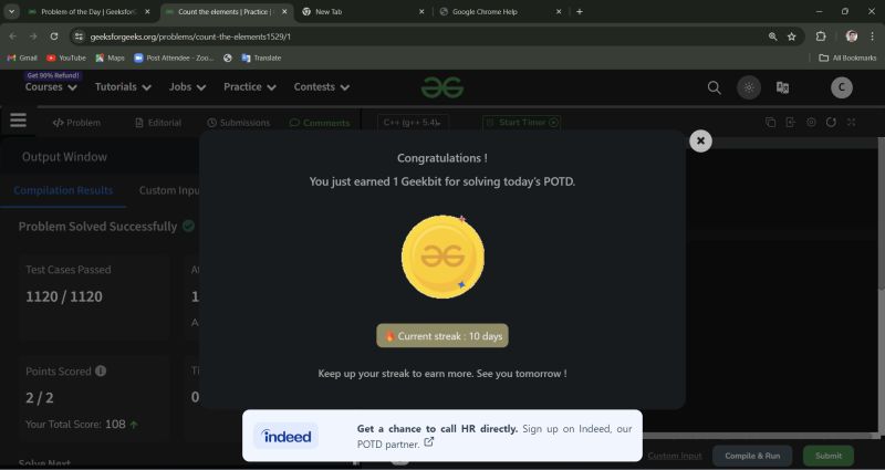 Rishi Verma on LinkedIn: #geeksforgeeks #potd #pushinglimits Rishi Verma on LinkedIn: #geeksforgeeks #potd #pushinglimits