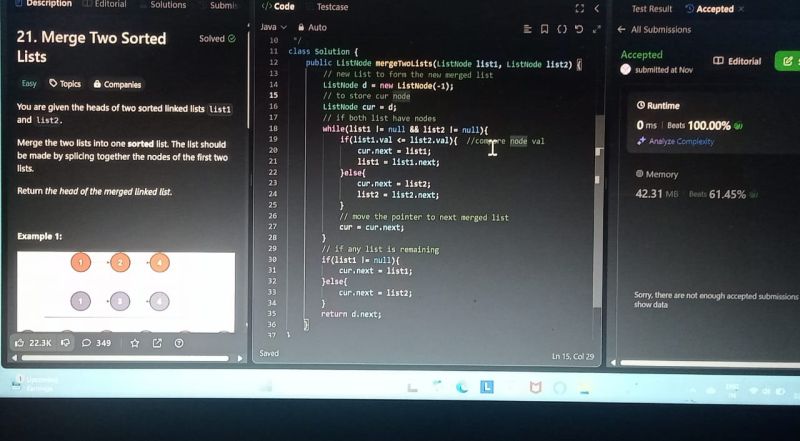 Khushi Pandey on LinkedIn: #leetcode #coding #linkedlists #programming ... Khushi Pandey on LinkedIn: #leetcode #coding #linkedlists #programming ...
