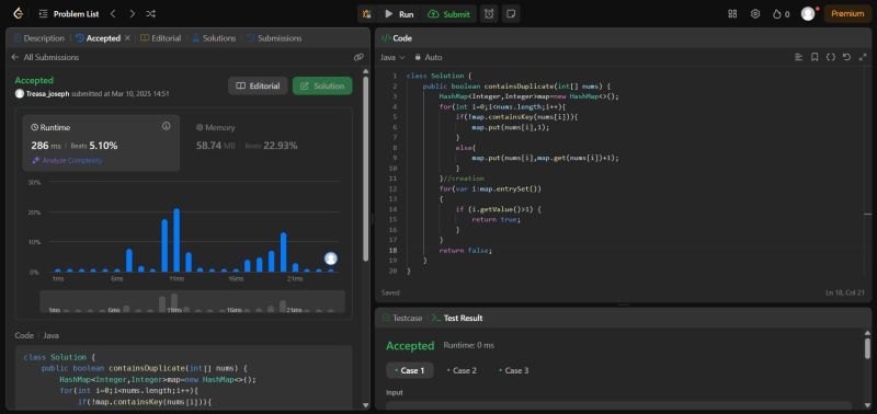 #leetcode #100daysofcode #coding | TREASA JOSEPH #leetcode #100daysofcode #coding | TREASA JOSEPH