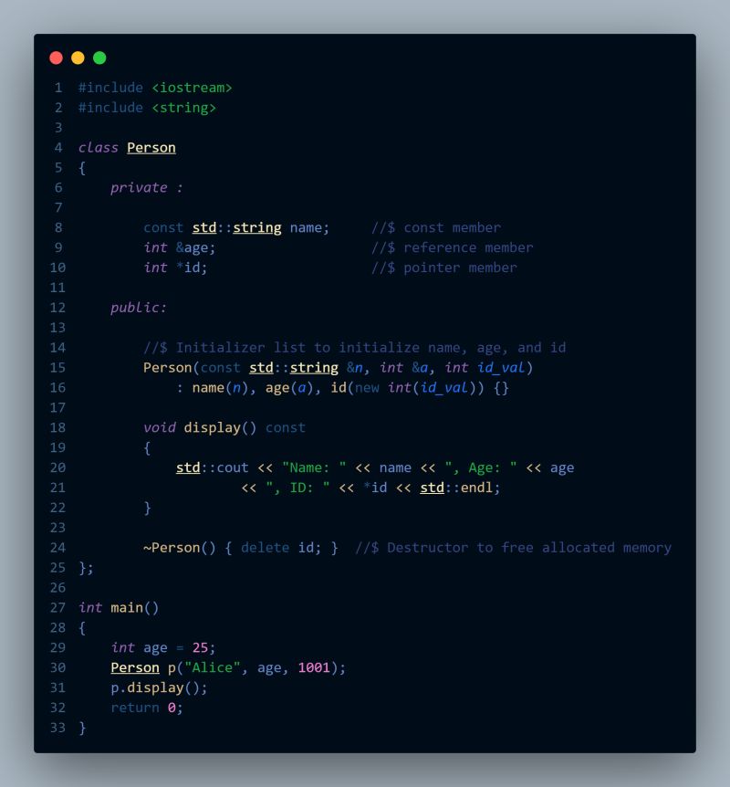 #cplusplus #initializerlist #codeoptimization # ... #cplusplus #initializerlist #codeoptimization # ...