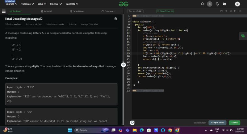 #gfg160 #gfg160 #gfg #problemsolving #codingchallenge #keepcoding #dsa ... #gfg160 #gfg160 #gfg #problemsolving #codingchallenge #keepcoding #dsa ...