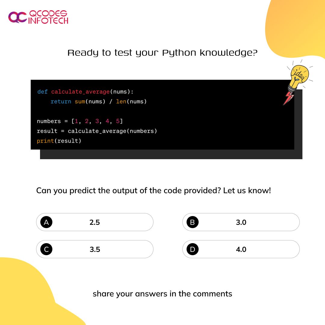 Qcodes Infotech LLP on LinkedIn: #python #pythonchallenge # ... Qcodes Infotech LLP on LinkedIn: #python #pythonchallenge # ...