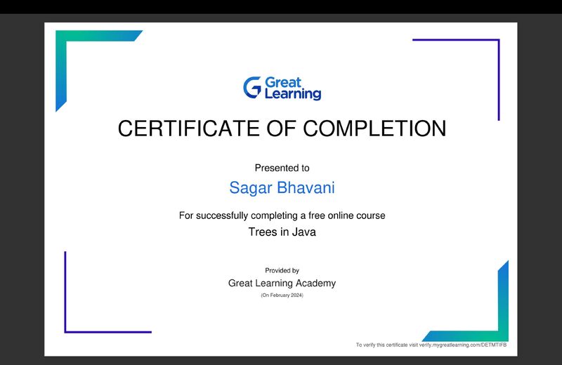 Sagar Bhavani on LinkedIn: #java #datastructures #algorithmdesign Sagar Bhavani on LinkedIn: #java #datastructures #algorithmdesign