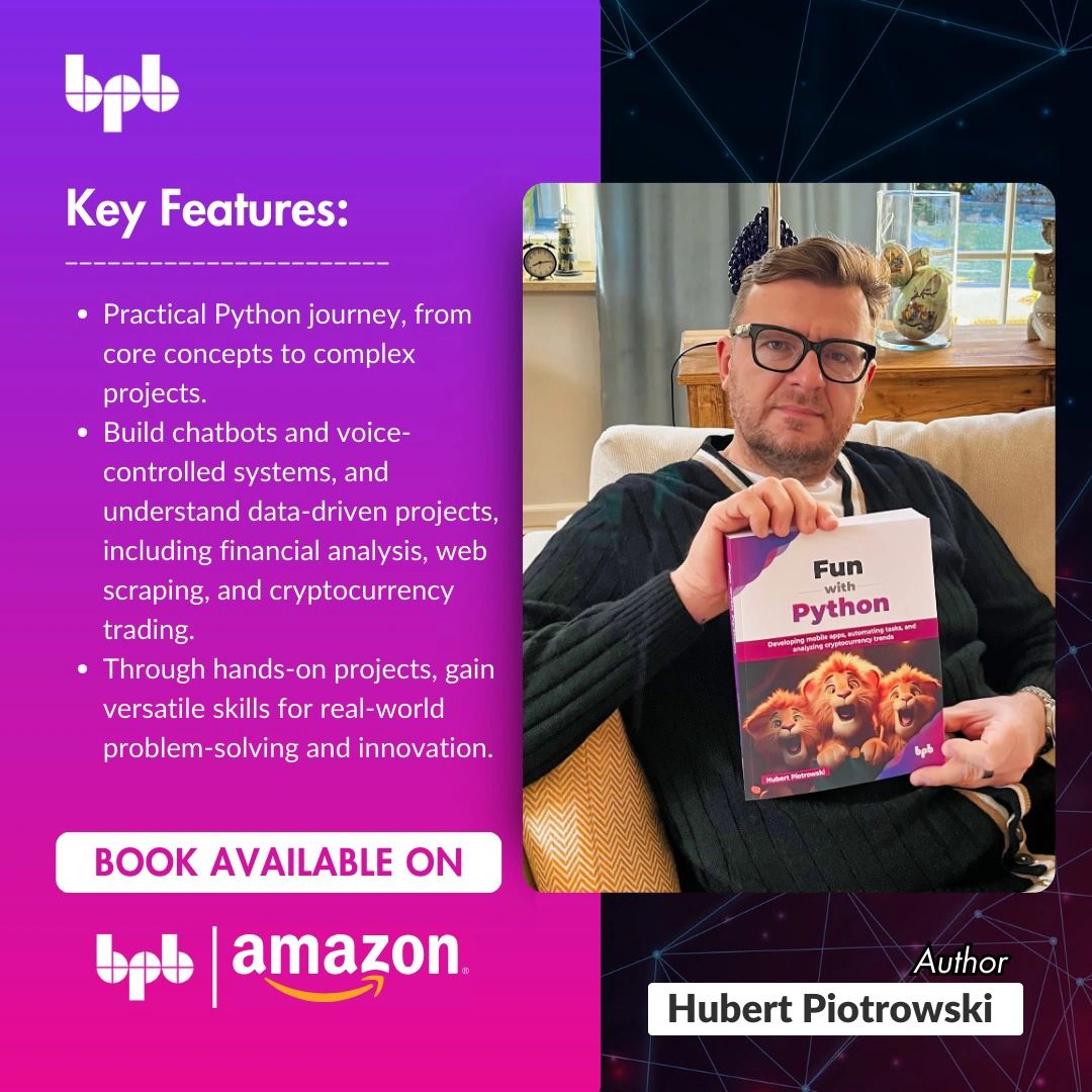 #pythonprogramming #funwithpython #codingprojects #learnpython… | BPB #pythonprogramming #funwithpython #codingprojects #learnpython… | BPB