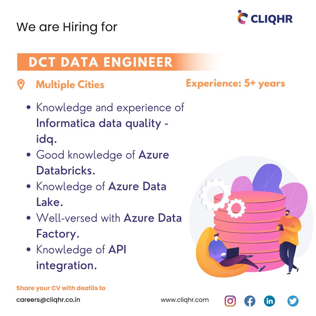 CLIQHR Recruitment Services on LinkedIn: #hiring #dataengineerjobs # ... CLIQHR Recruitment Services on LinkedIn: #hiring #dataengineerjobs # ...
