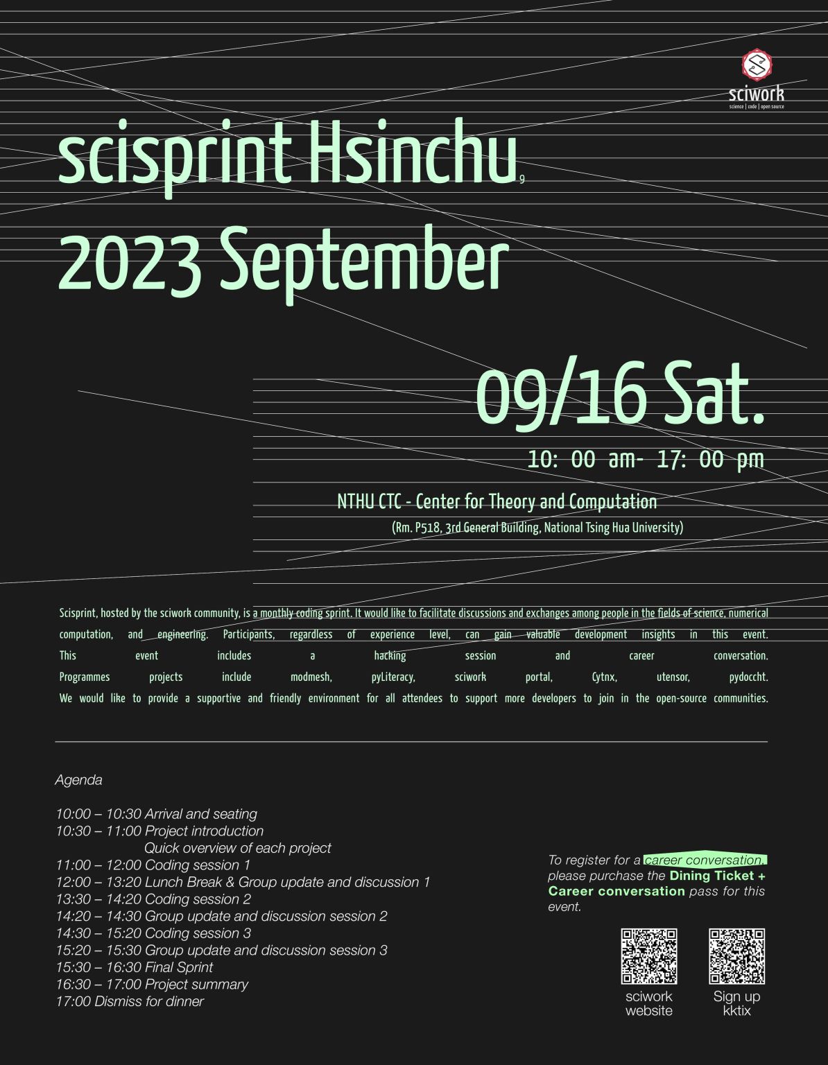 sciwork on LinkedIn: #sciwork #scisprint #coding #nthu #careertalk # ... sciwork on LinkedIn: #sciwork #scisprint #coding #nthu #careertalk # ...