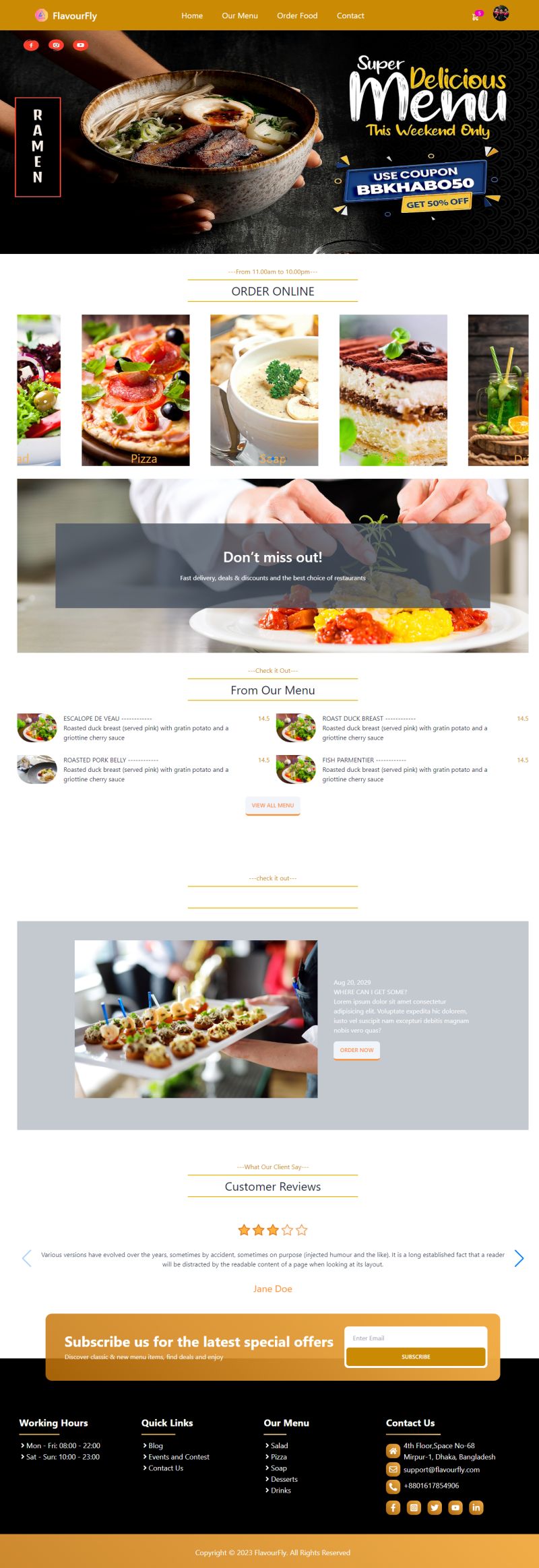 Jahangir Alam on LinkedIn: #mernstack #webdevelopment #flavourflyrestaurant Jahangir Alam on LinkedIn: #mernstack #webdevelopment #flavourflyrestaurant