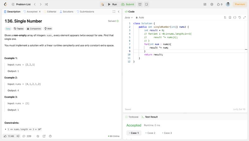 #100daysofcode #leetcode #100daysofcode #java #dsa #bitmanipulation # ... #100daysofcode #leetcode #100daysofcode #java #dsa #bitmanipulation # ...