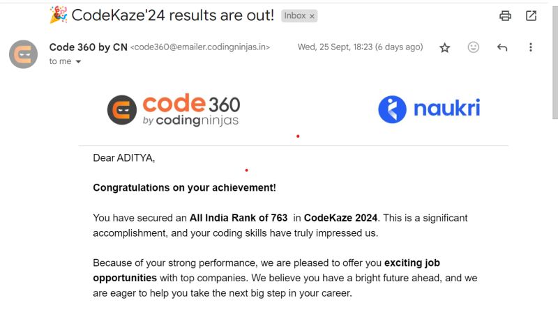 Aditya Pandey on LinkedIn: 🚀 Coding Contest Achievement 👑 Aditya Pandey on LinkedIn: 🚀 Coding Contest Achievement 👑