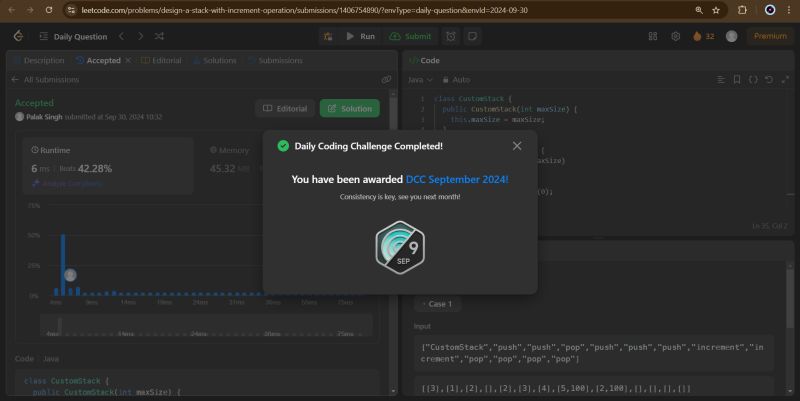 Palak Singh on LinkedIn: #leetcode #problemsolving #continuouslearning ... Palak Singh on LinkedIn: #leetcode #problemsolving #continuouslearning ...