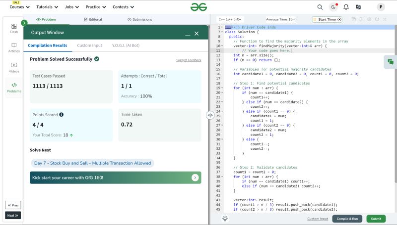 Preet Kanwar Singh on LinkedIn: #gfg160 #programming #codingchallenge # ... Preet Kanwar Singh on LinkedIn: #gfg160 #programming #codingchallenge # ...