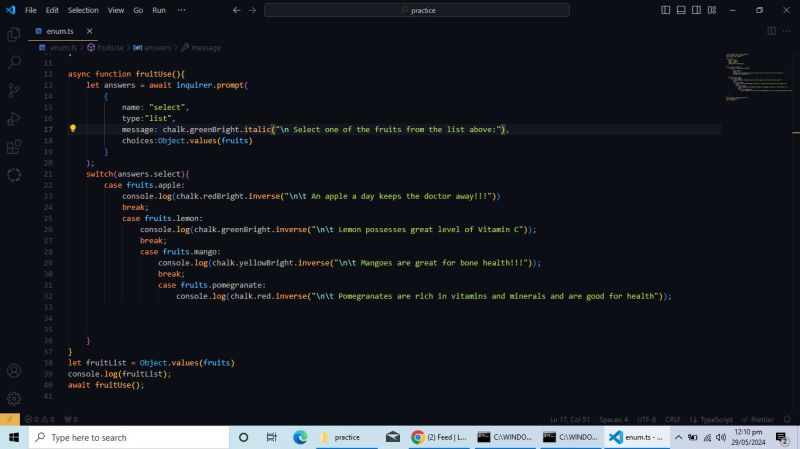 Amjad Afzal Ahmed on LinkedIn: #typescript #codingpractice #enum # ... Amjad Afzal Ahmed on LinkedIn: #typescript #codingpractice #enum # ...