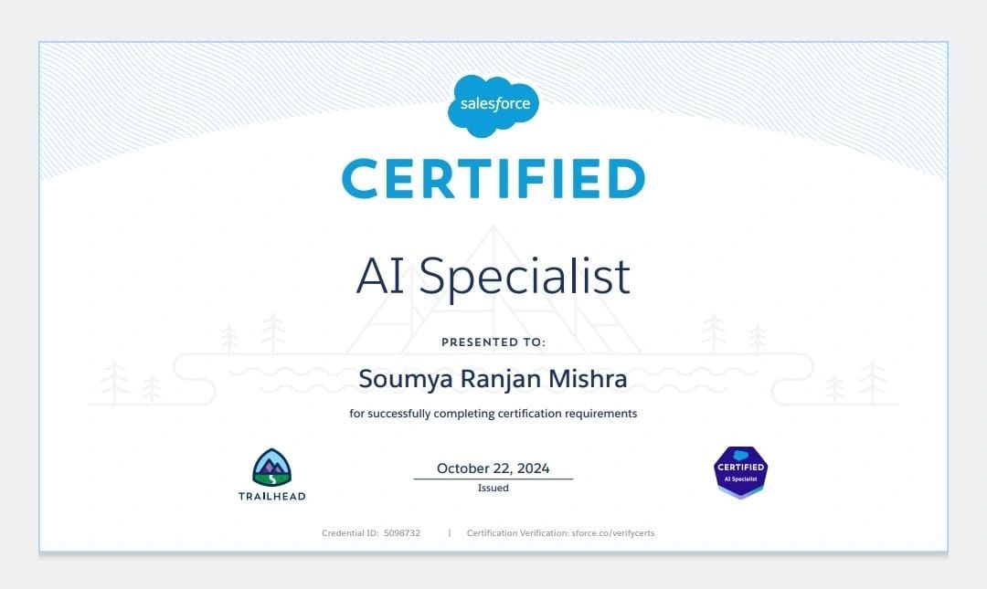 Soumya Ranjan Mishra on LinkedIn: I am happy to share that I have ... Soumya Ranjan Mishra on LinkedIn: I am happy to share that I have ...