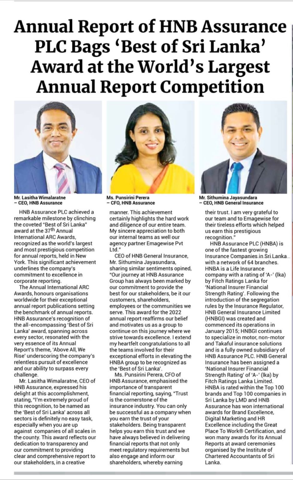 HNB General Insurance on LinkedIn: #hnbassurance #hnbgi HNB General Insurance on LinkedIn: #hnbassurance #hnbgi