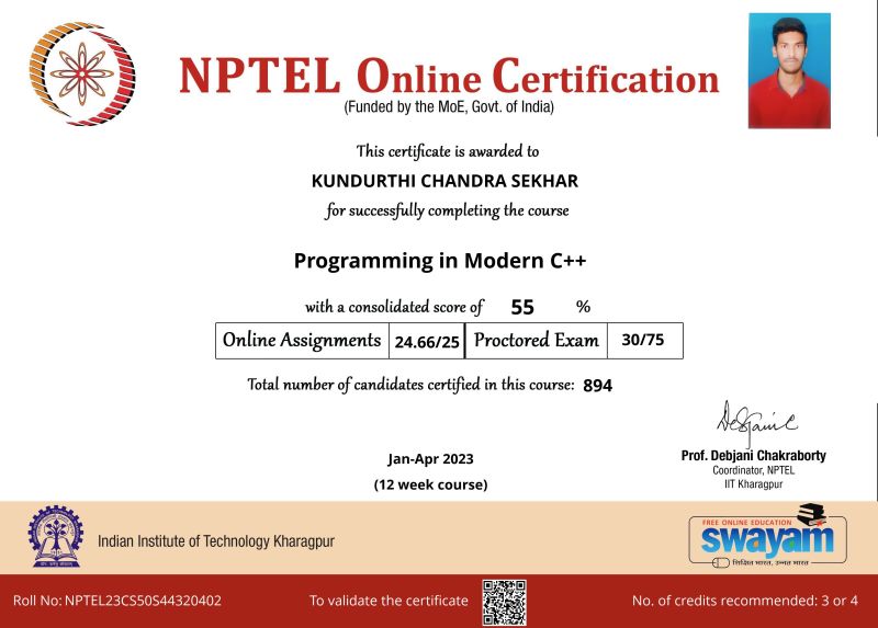KUNDURTHI CHANDRA SEKHAR on LinkedIn: #cplusplus #programming # ... KUNDURTHI CHANDRA SEKHAR on LinkedIn: #cplusplus #programming # ...