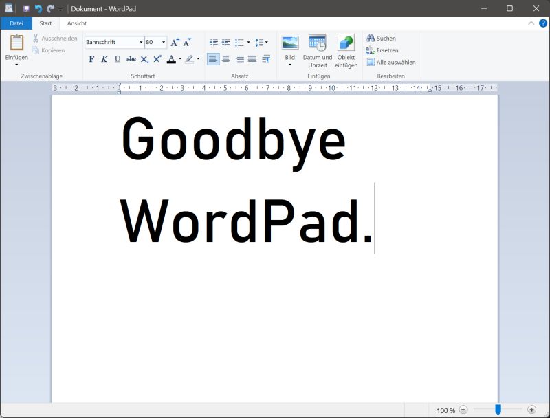 Ravisankar K P ☁️ on LinkedIn: 🚀 Microsoft Bids Farewell to WordPad ... Ravisankar K P ☁️ on LinkedIn: 🚀 Microsoft Bids Farewell to WordPad ...