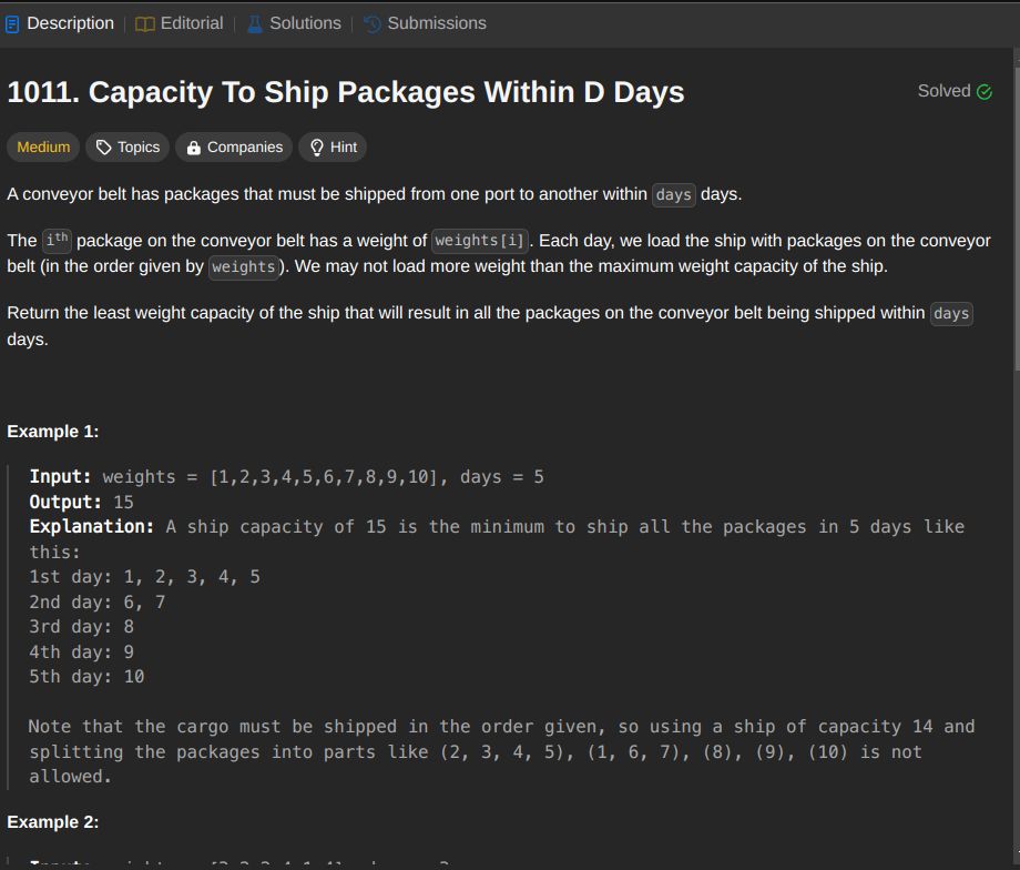 Vikas Gulia on LinkedIn: #day97 #binarysearch #leetcode #problemsolving ... Vikas Gulia on LinkedIn: #day97 #binarysearch #leetcode #problemsolving ...