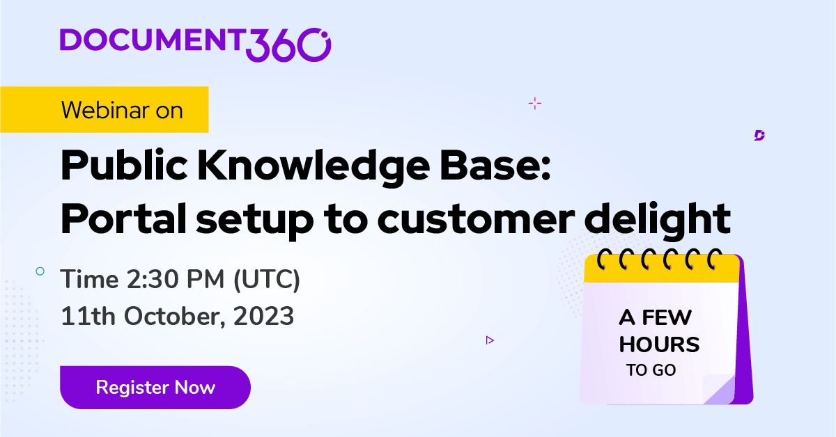 Document360 on LinkedIn: #webinar #knowledgebase #techwriters Document360 on LinkedIn: #webinar #knowledgebase #techwriters