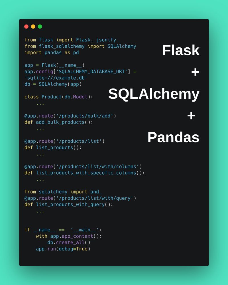 Chandu Arepalli on LinkedIn: #flask #sqlalchemy #pandas #python # ... Chandu Arepalli on LinkedIn: #flask #sqlalchemy #pandas #python # ...