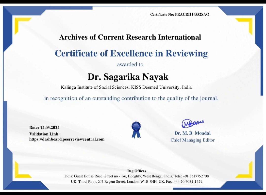 Dr Sagarika Nayak posted on LinkedIn Dr Sagarika Nayak posted on LinkedIn