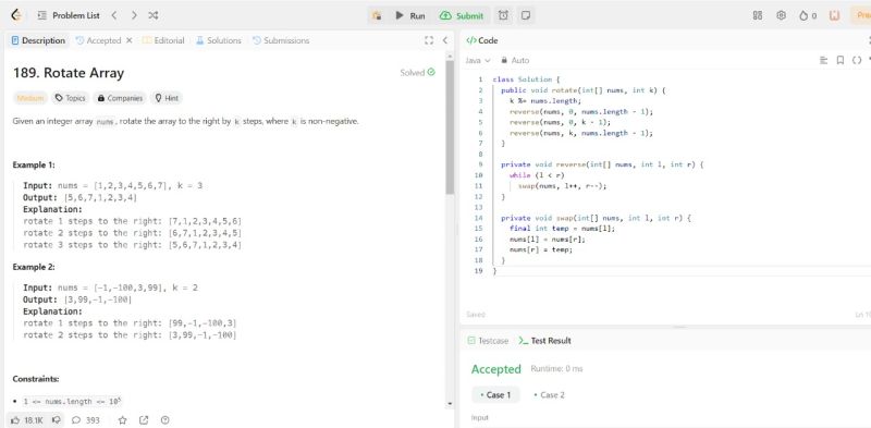 Completed LeetCode Day 32 challenge! | Rahul Kumar posted on the topic ... Completed LeetCode Day 32 challenge! | Rahul Kumar posted on the topic ...